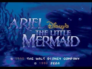Disney\'s Ariel: The Little Mermaid (Sega Genesis / Mega Drive ...